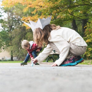 King's Crown, DIY Template to Become a King [digital Download] Paper ...