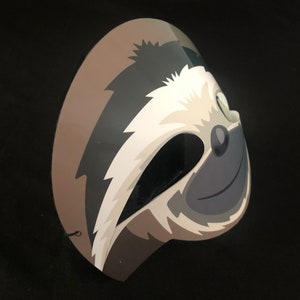Simple Sloth Paper Mask for Kids DIY Digital Download - Etsy