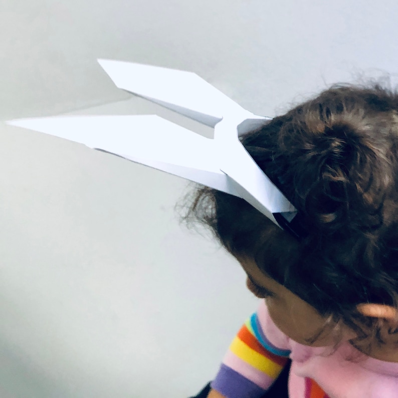 Rabbit Ears Headband DIY Papercraft Download PDF digital | Etsy