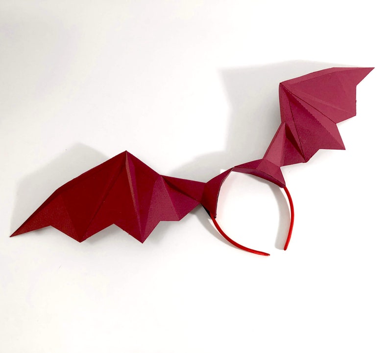 Bat Wings Headband. DIY Paper Craft for Kids and Adults | Etsy