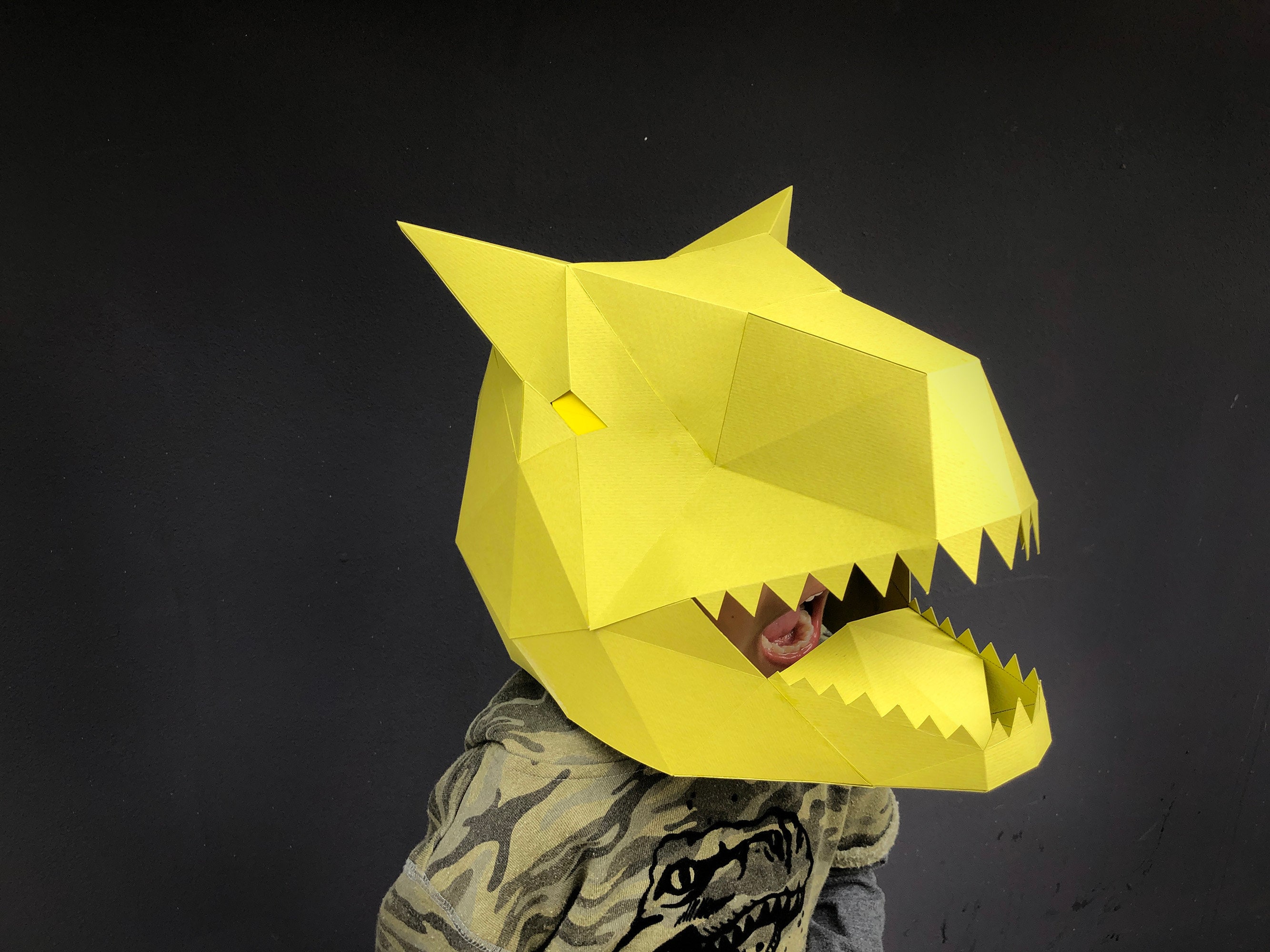 Carnotaurus Mask DIY Digital Download Template | Etsy