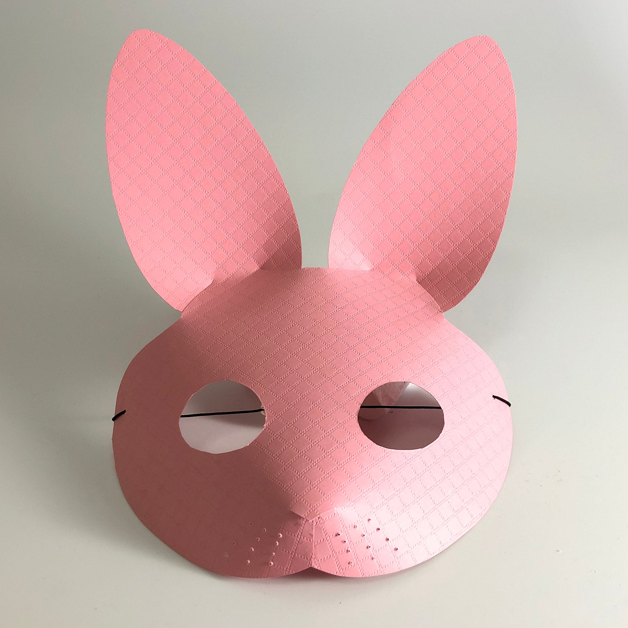 Bunny Rabbit Paper 3D Mask for Kids DIY Digital Download - Etsy