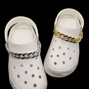 2pcs Chain Chunky Charms/inspired Metal Plastic Chain / Crocs ...