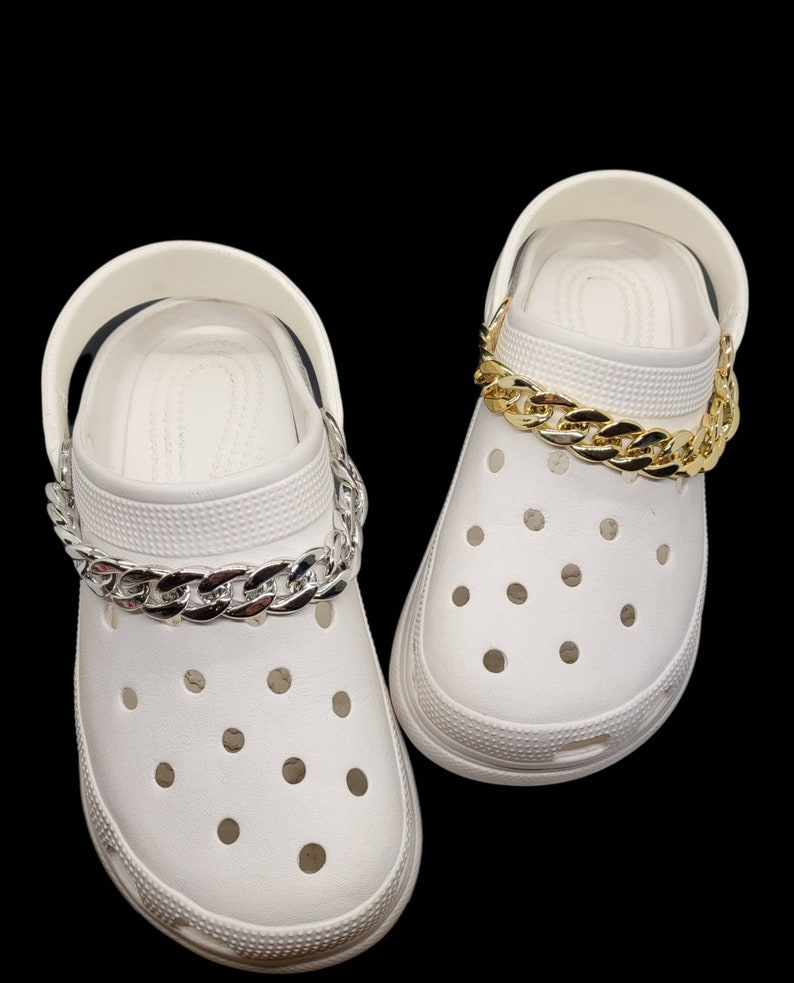 2pcs Chain Chunky Charms/inspired Metal Plastic Chain / Crocs - Etsy