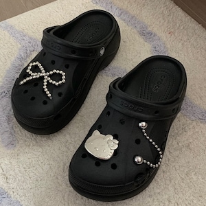 Pearl Bow Shoe Charm | Kitten Shoe Charm | Crocs Accessories | Pearl ...