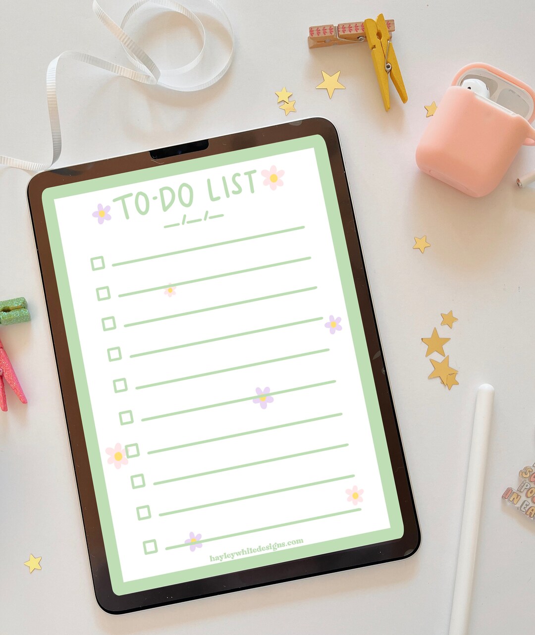 Digital To-do List | Digital Template | Digital Planner | iPad Planner ...