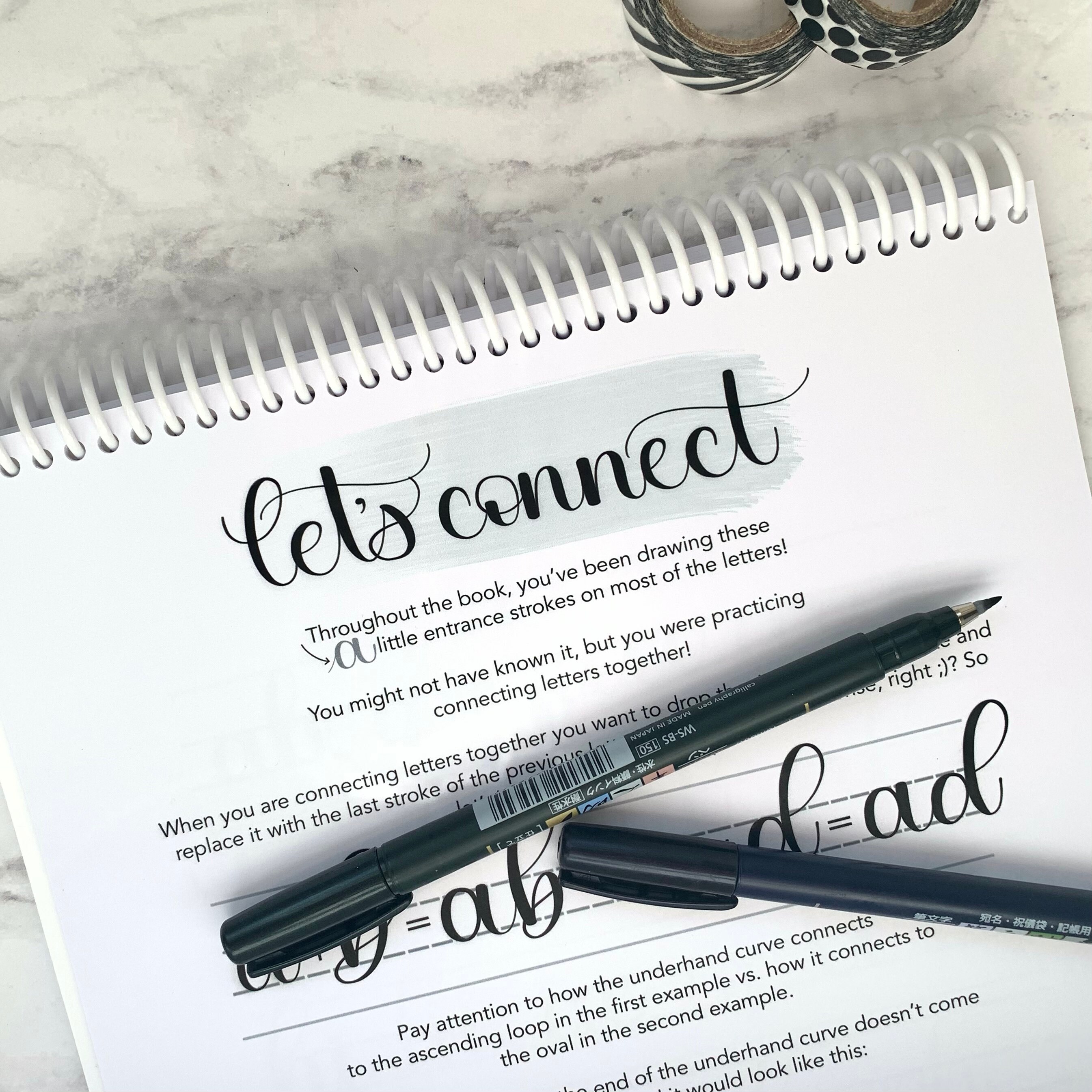 | de manuel de calligraphie Apprendre le lettrage au pinceau | Cours de ...