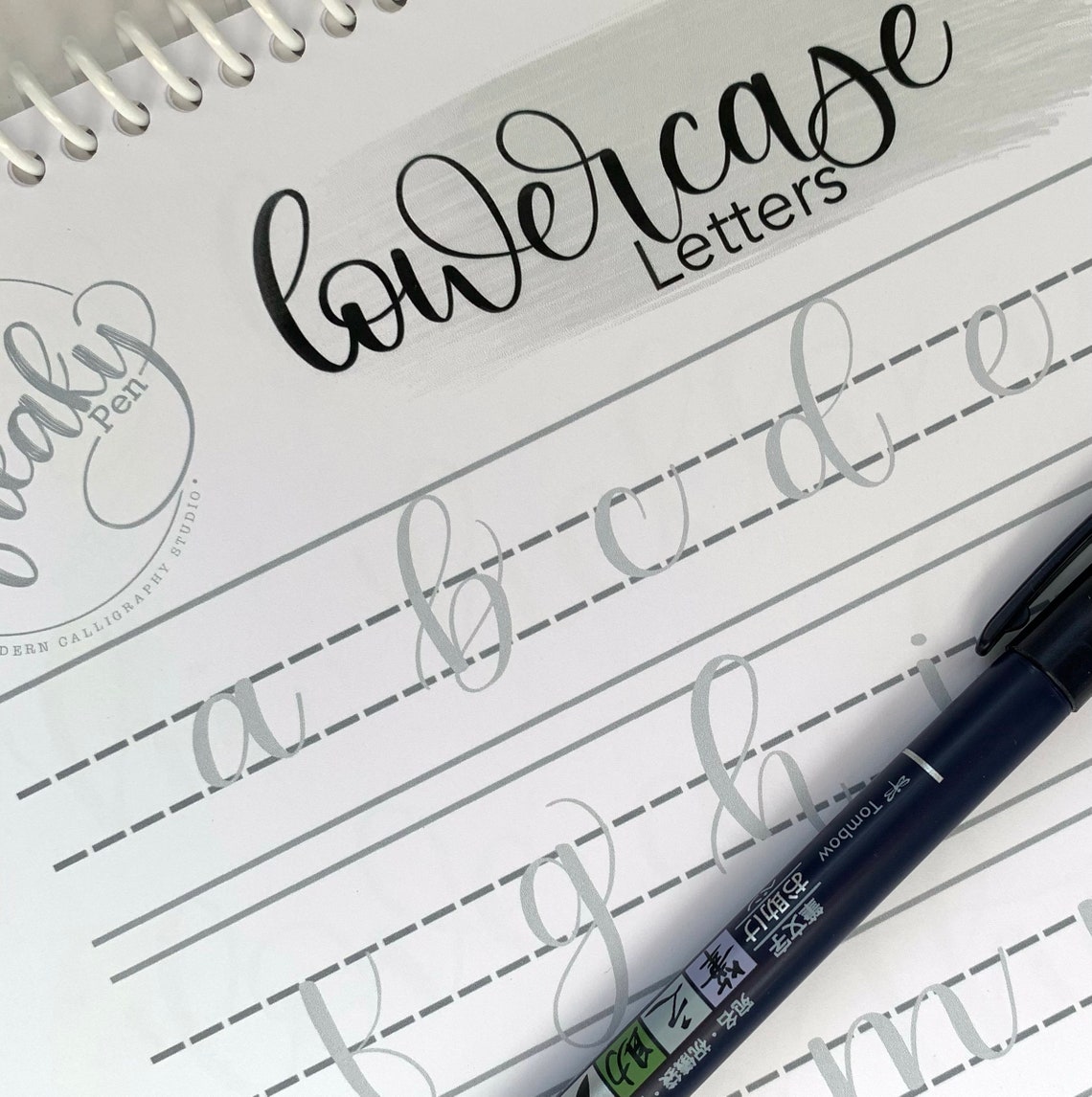 Modern Calligraphy Lowercase Worksheets Calligraphy Practice ...