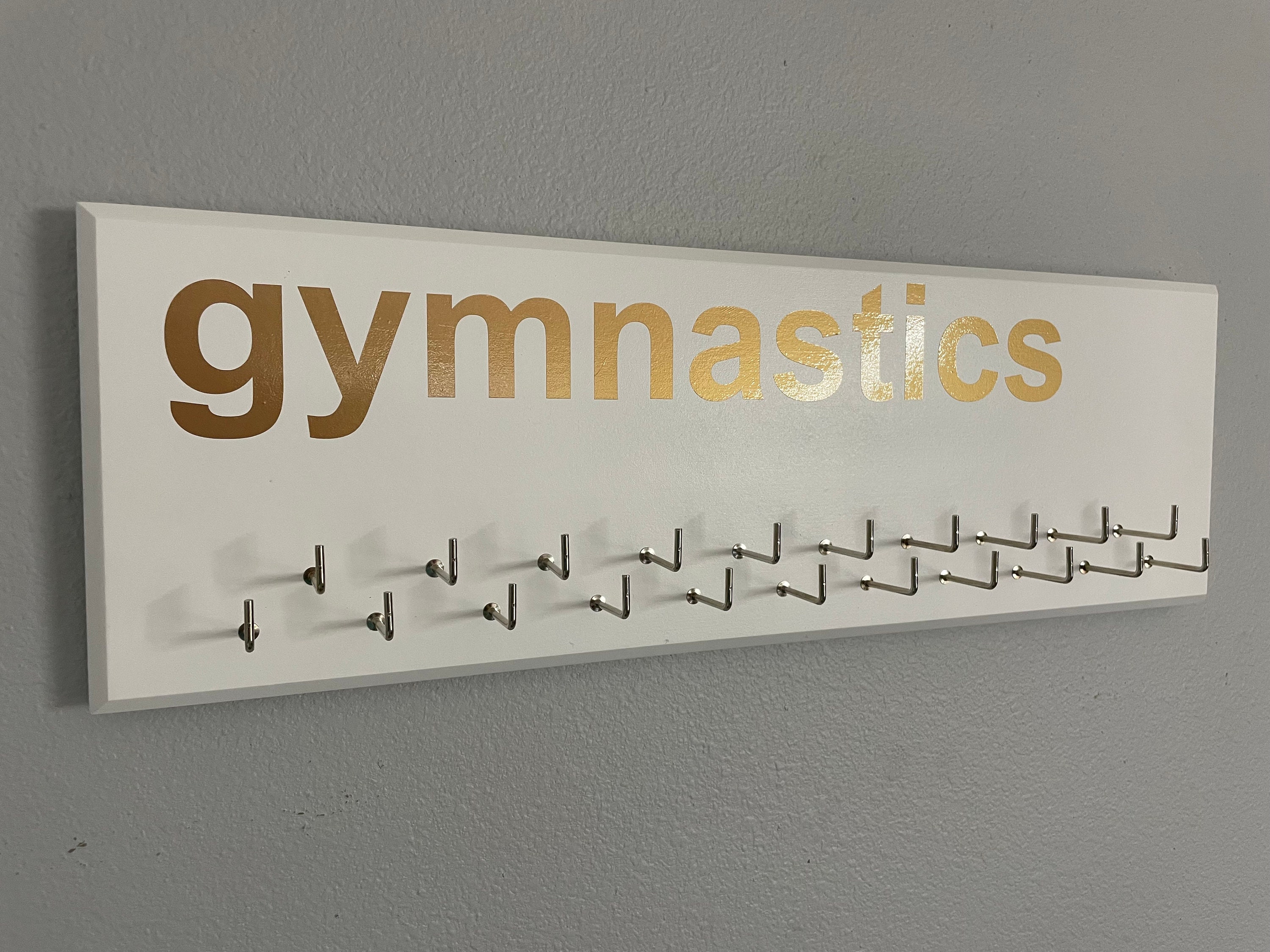 Gymnastics Medal Holder, Various Colors (white, Gray or Black) With ...