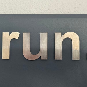 Running Medal Holder With 3D Lettering, Gray or Black With 3D Brushed ...