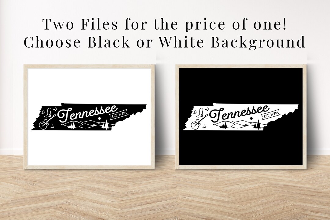 Printable Tennessee Wall Art Print, Tennessee Poster, Tennessee Home ...