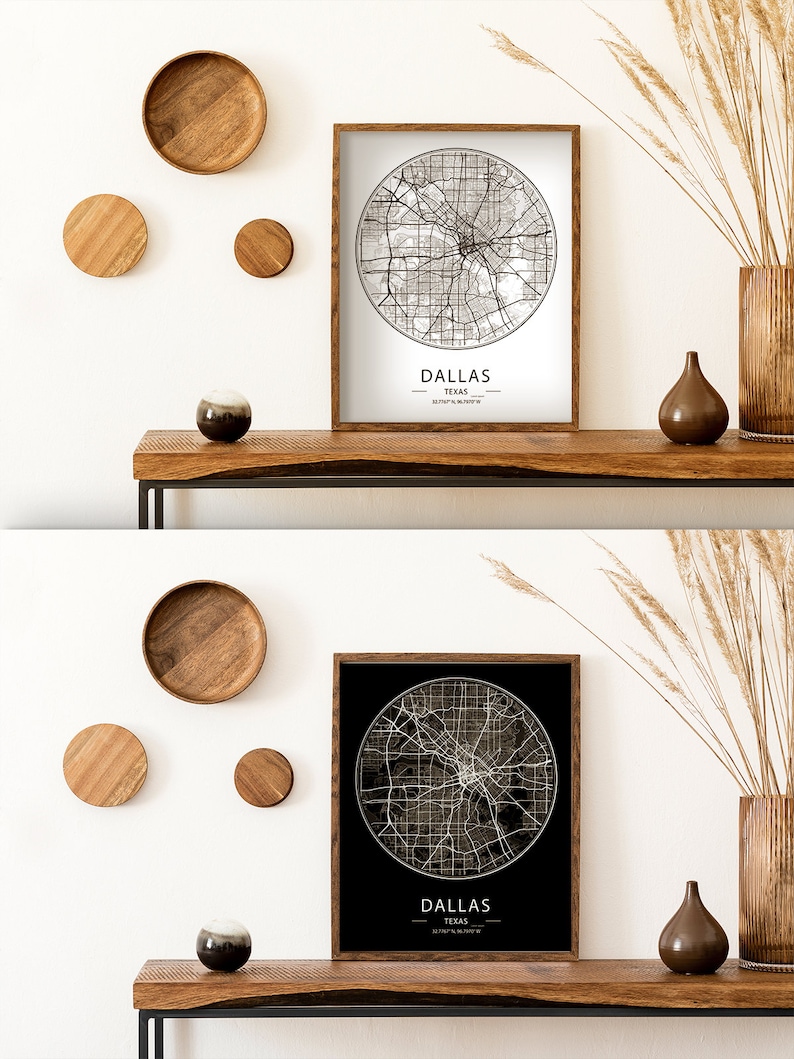 Dallas Poster Instant Download, Dallas Poster, Dallas Travel Poster ...