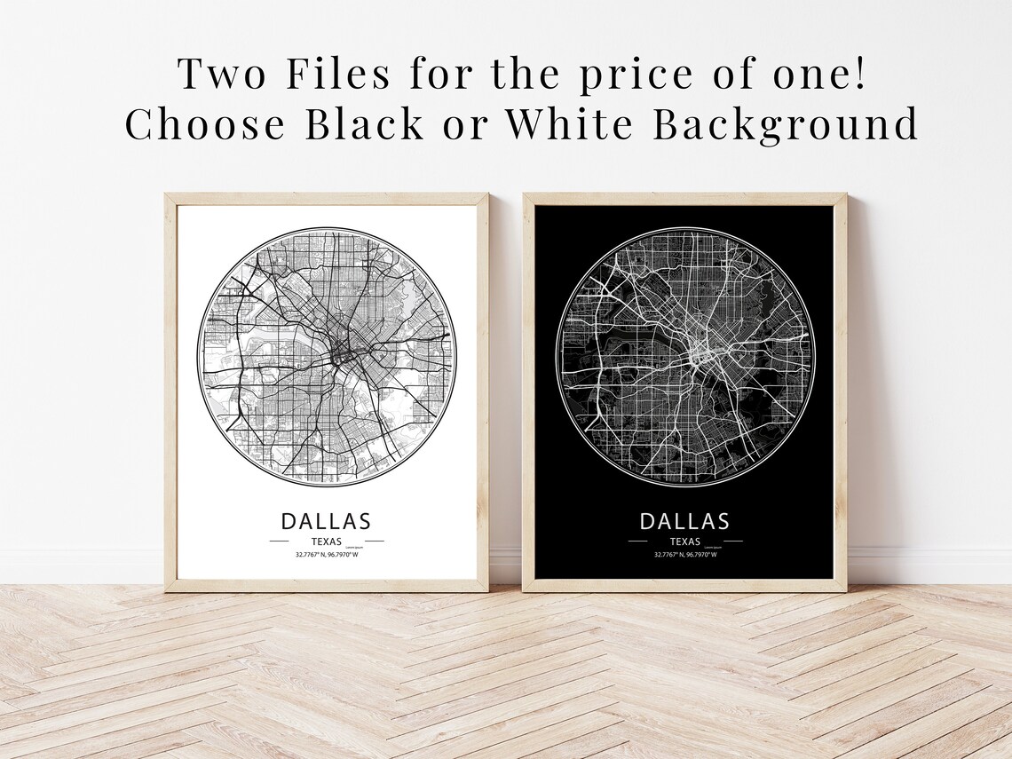 Dallas Poster Instant Download, Dallas Poster, Dallas Travel Poster ...