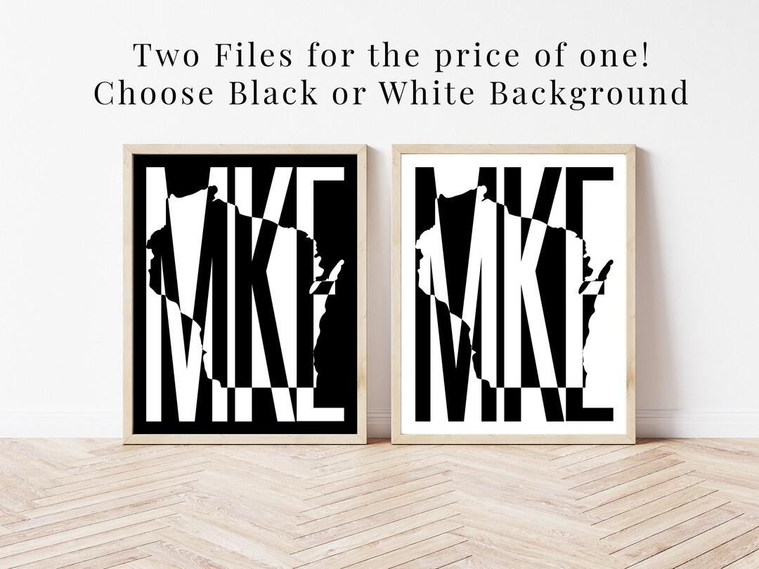Milwaukee Printable Wall Art, Milwaukee Home Decor, Milwaukee Wallart ...