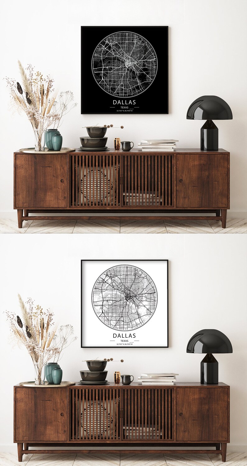 Dallas Poster Instant Download, Dallas Poster, Dallas Travel Poster ...