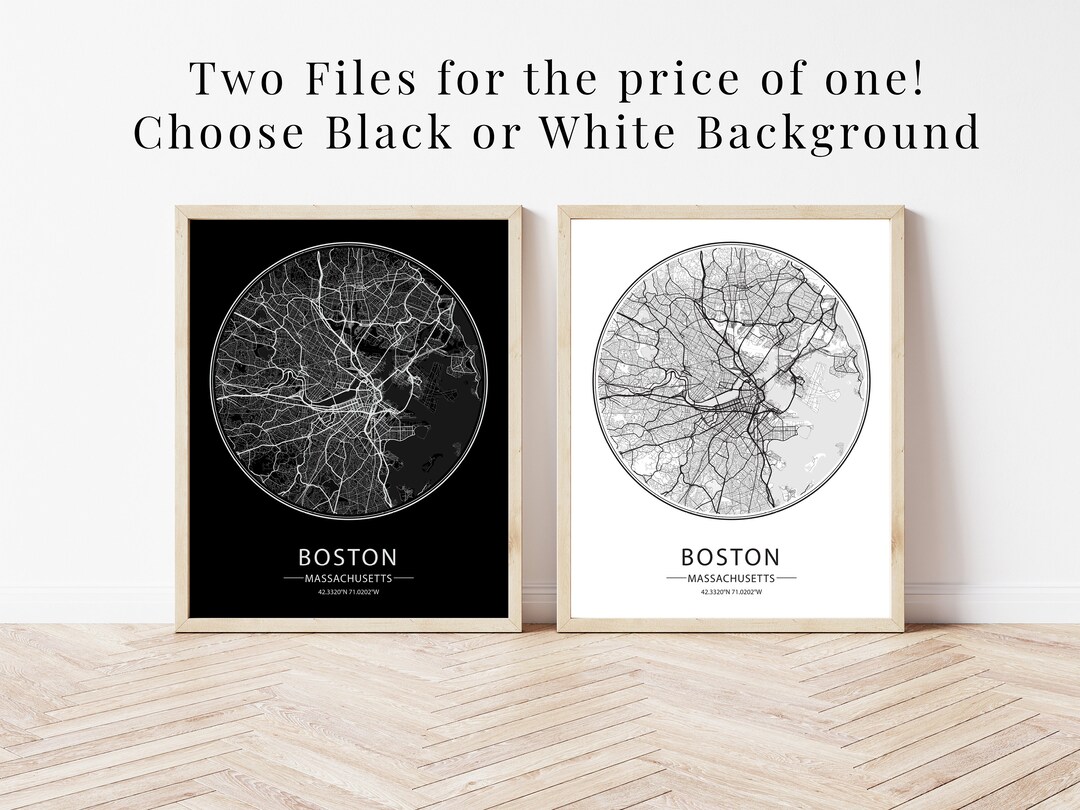 Boston Poster Instant Download, Boston Art, Boston Artwork, Boston ...