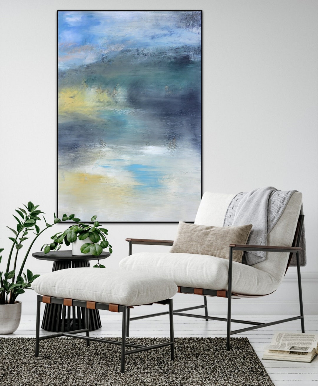 Richter Style, Turner Style, Oversize Painting to Order, Sea Landscape ...