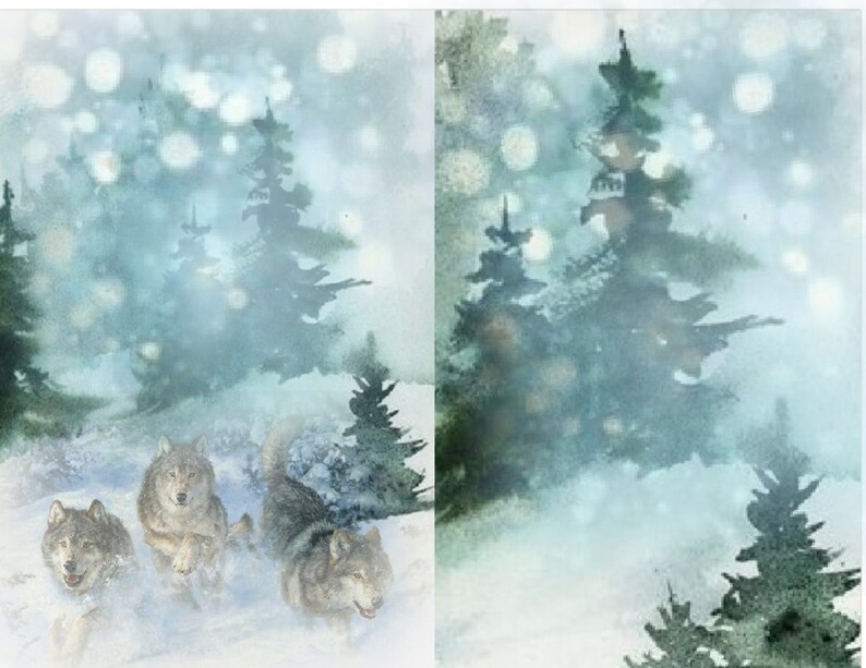 3 of 5, Winter Magic Journal Kit, Winter Journal Digital Kit, Winter ...