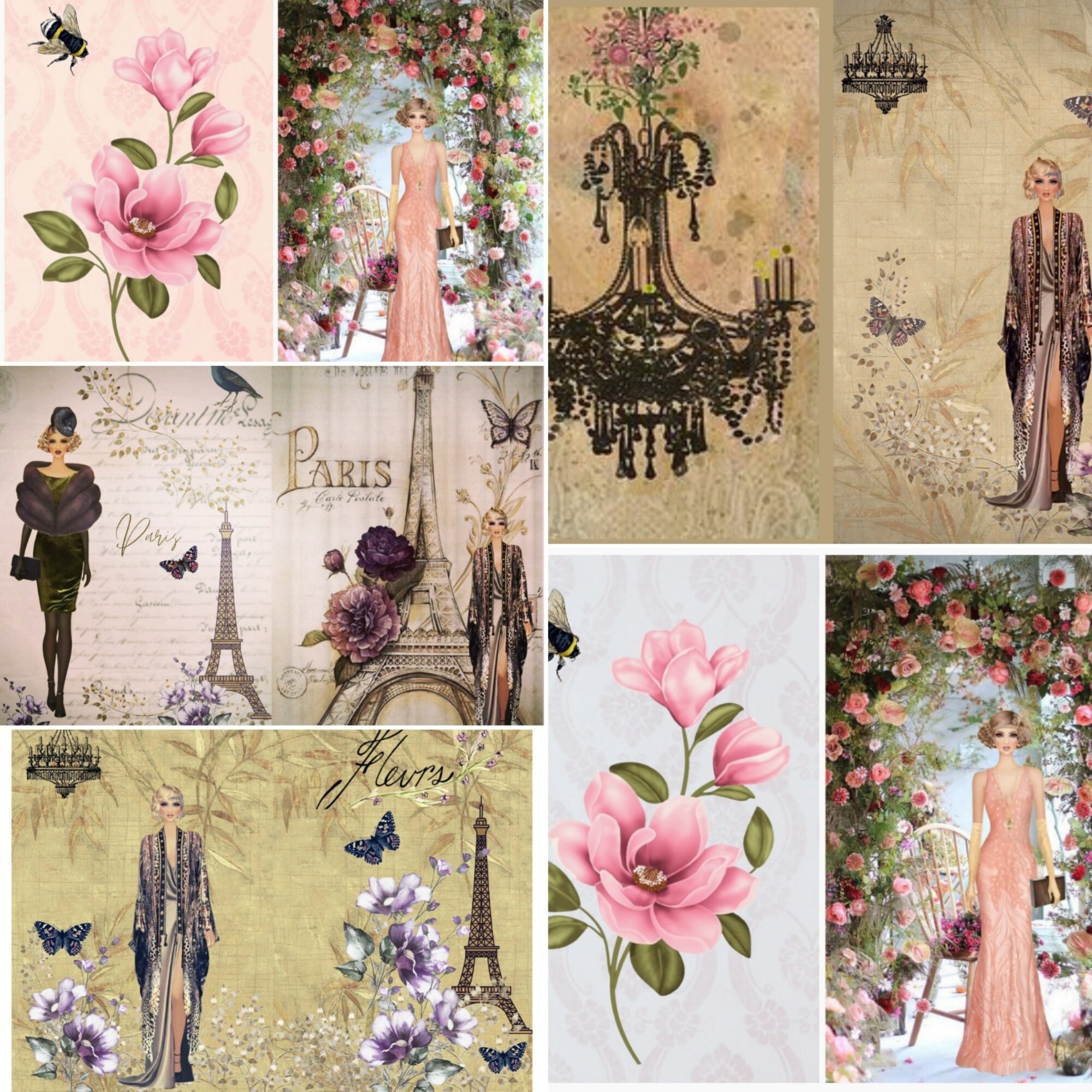 Paris Printables, Vintage Ladies, Vintage Paris Printables, Retro ...