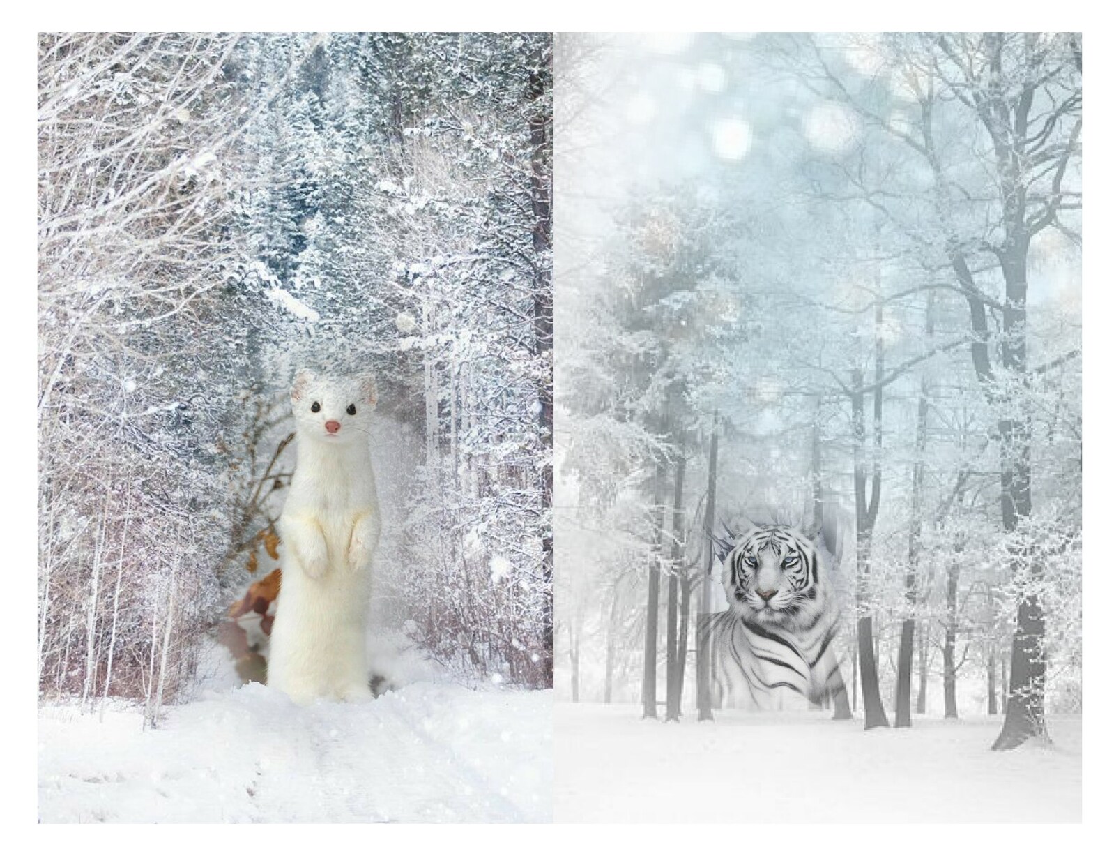 3 of 5, Winter Magic Journal Kit, Winter Journal Digital Kit, Winter ...