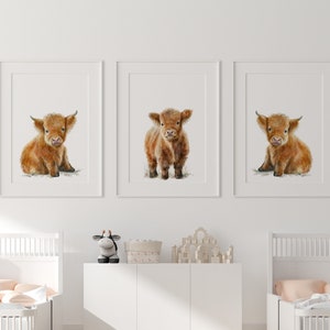 Highland Cow Nursery Decor, Farm Nursery Decor, Cow Nursery Decor, Cow ...