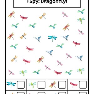 I Spy Bugs, 15 Fun Search & Find Activity Pages for Kids, Printable ...