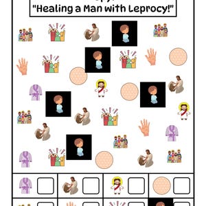 Jesus Stories I-spy Activity: Bible Learning Game (printable PDF) - Etsy