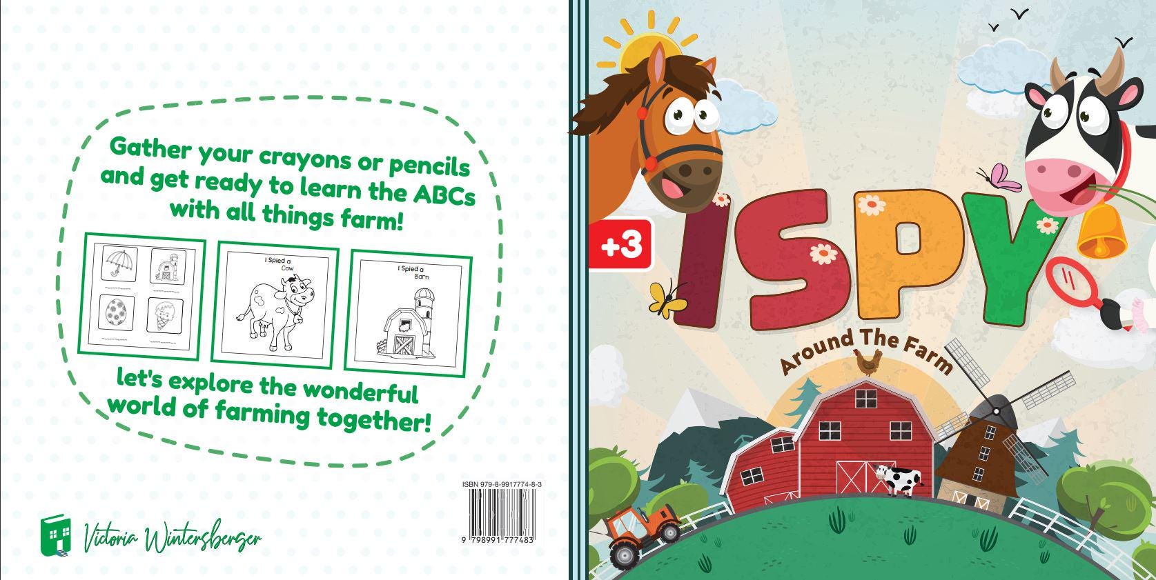 Printable I-spy Farm Activity Book | Fun A to Z Farm Theme Printable ...