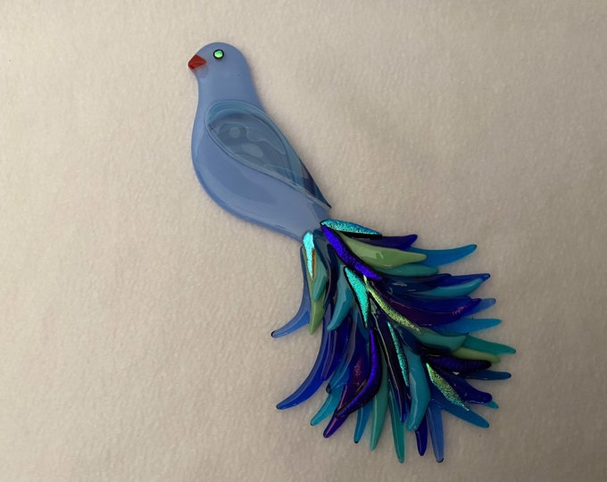 Fused Glass Bird - Etsy