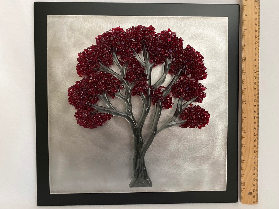 Fused Glass Japanese Maple Tree - Etsy