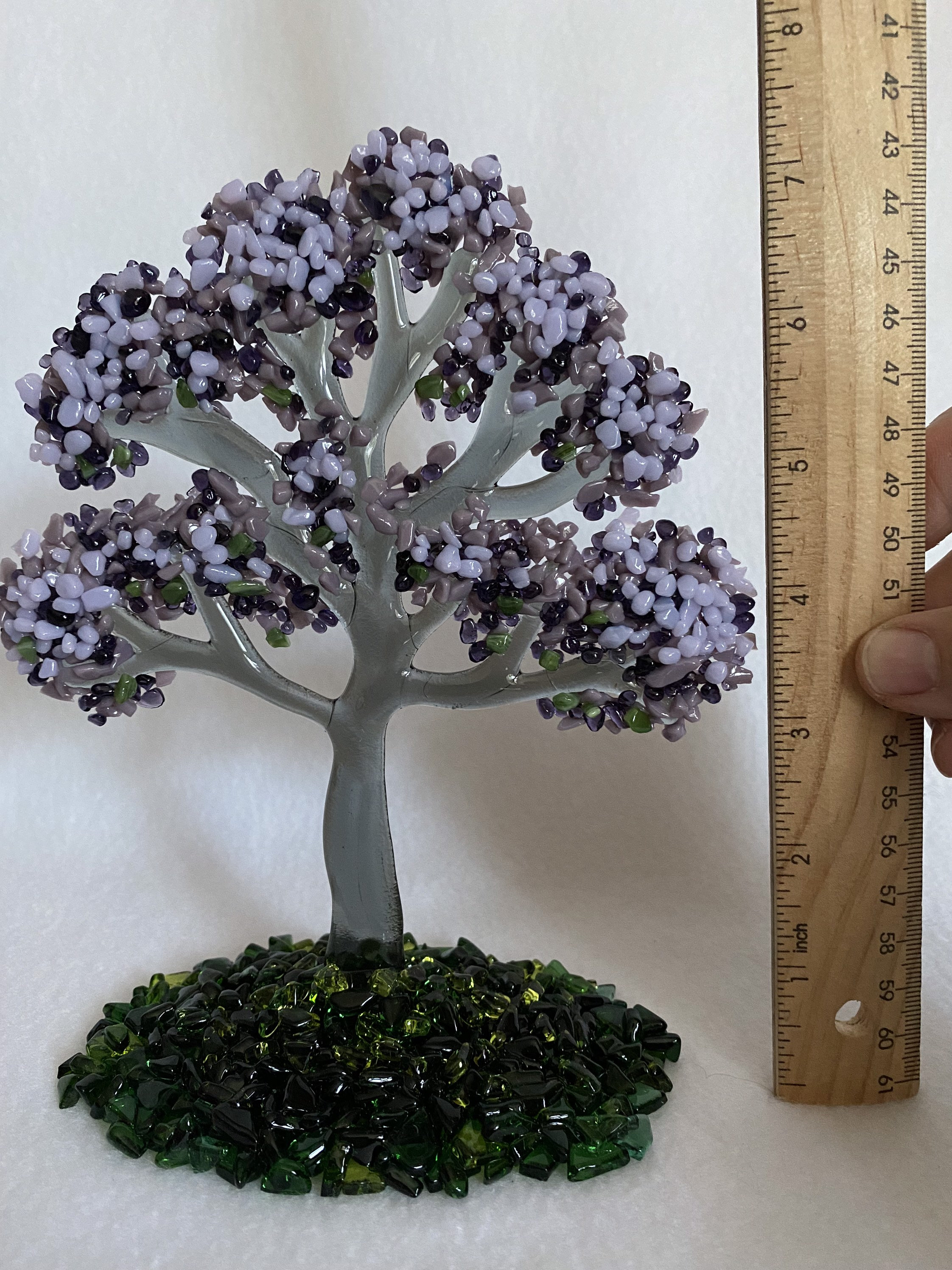 Fused Glass Spring Tree Sculpture - Etsy