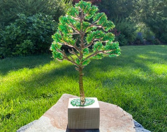 Glass Pine Tree Sculpture - Etsy