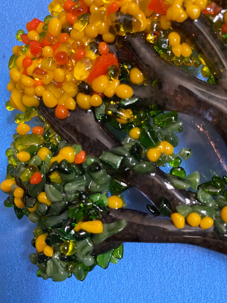 Fused Glass Autumn Tree - Etsy