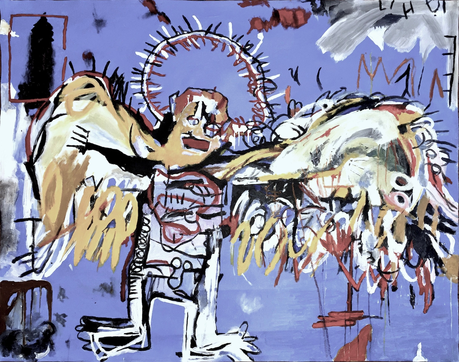 FALLEN ANGEL (BASQUIAT 1981) - Etsy