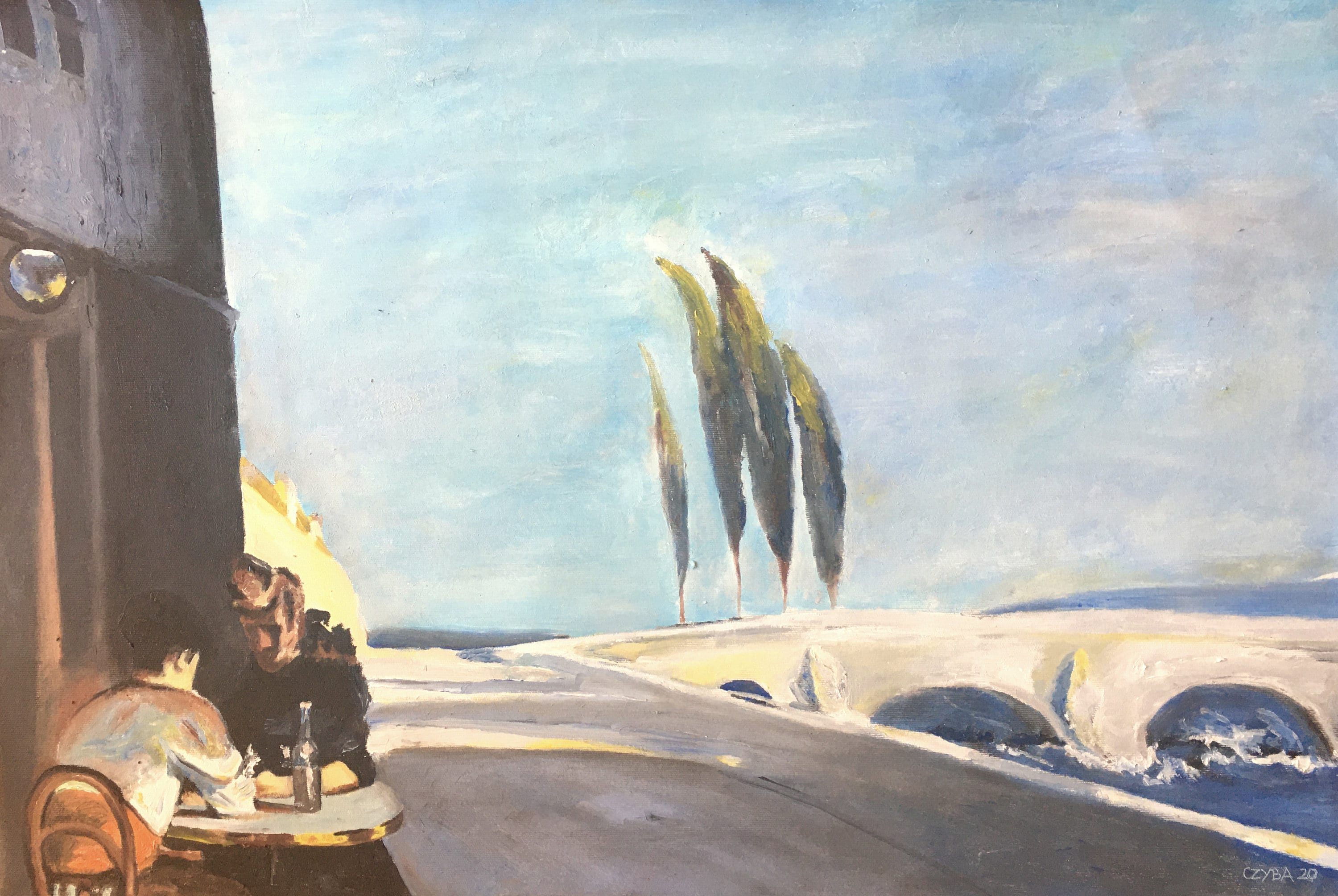 THE BISTRO Copy of Edward HOPPER - Etsy