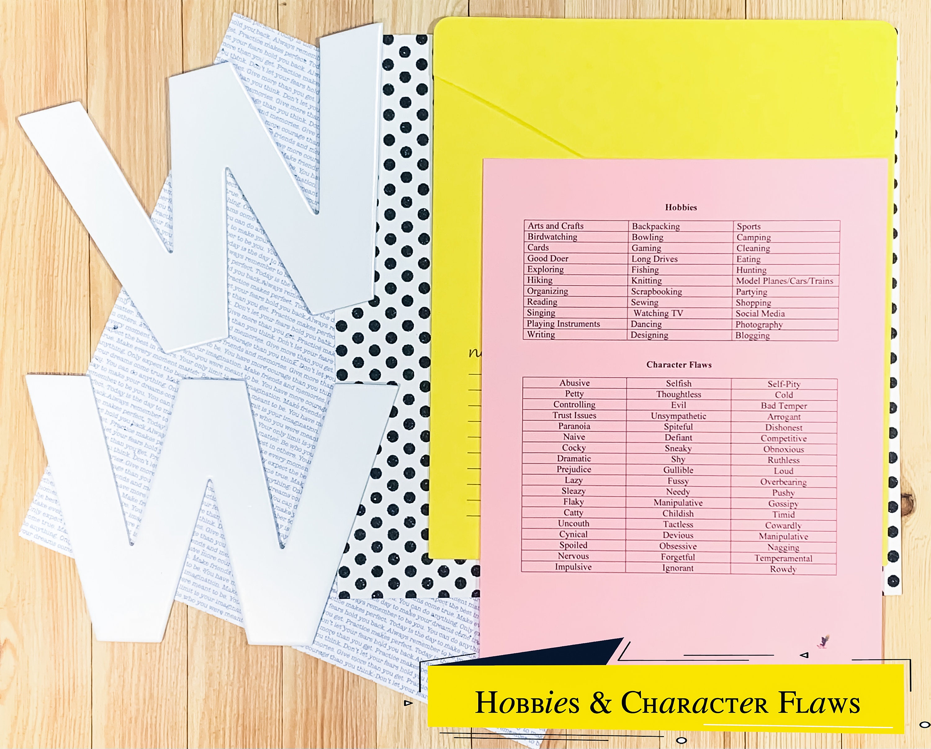 Wordy Writer Ultimate Character Creation Guide - Etsy