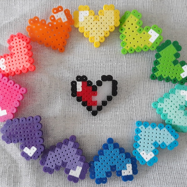 Heart Perler - Etsy