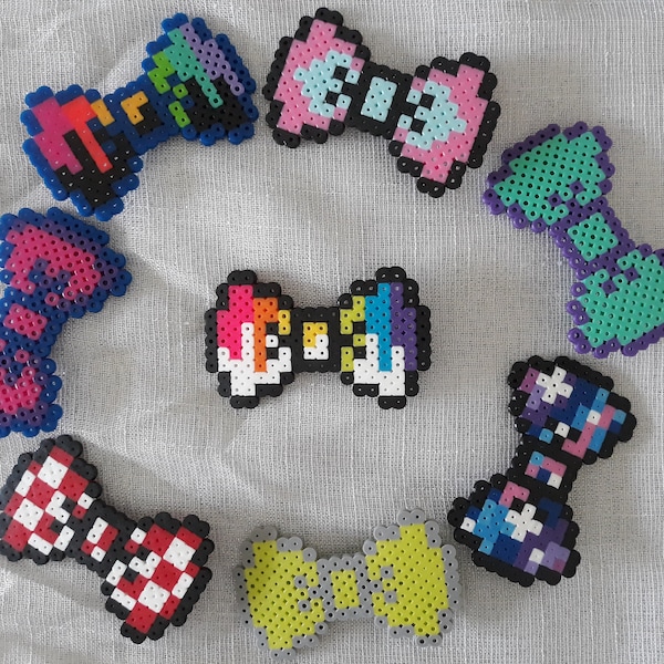 Perler Bead Bow - Etsy