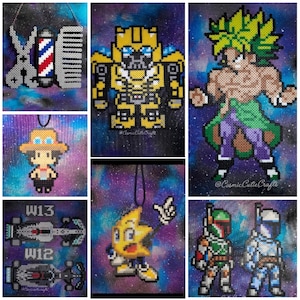 Custom Perler Pixel Bead Art Commissions Any Character Any Theme Any ...
