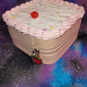 Decoden Jewelry Box Kawaii Pastel Storage Case With Dividers Squishy ...