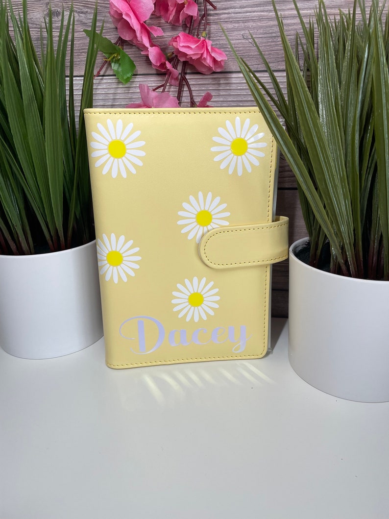Daisy Budget Binder Cash Envelope System A6 Binder Money | Etsy