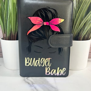 Budget Babe Binder, Cash Envelope System, A6 Binder, Money Wallet Saver ...