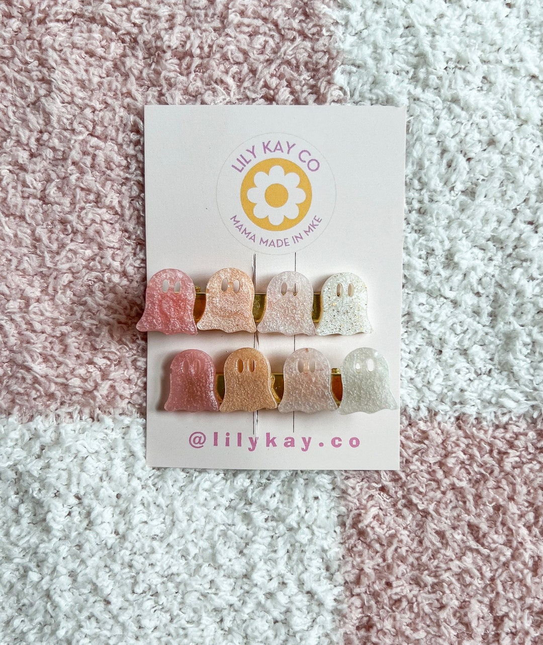 Ombré Ghost Clips, Set of 2 - Etsy