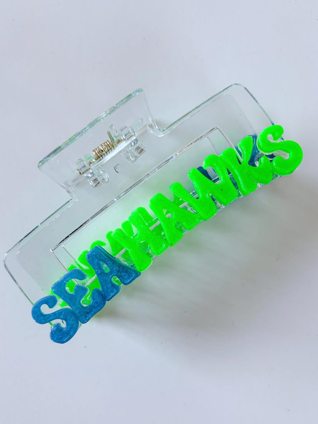Seahawks Claw Clip - Etsy