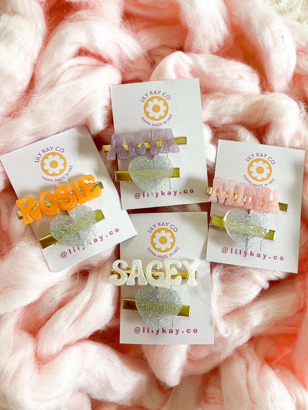 RETRO Personalized Clip, 1 Ea - Etsy