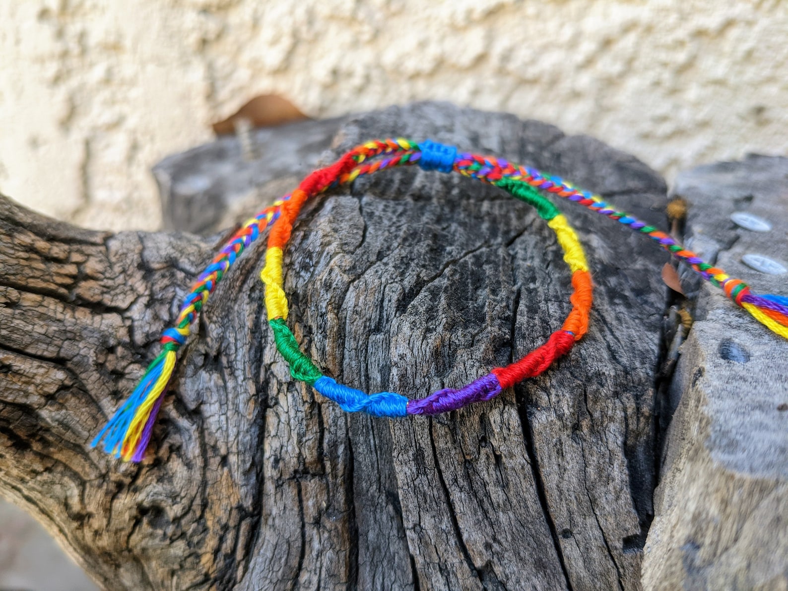 Rainbow Pride Handmade Friendship Bracelet / LGBT Pride / - Etsy