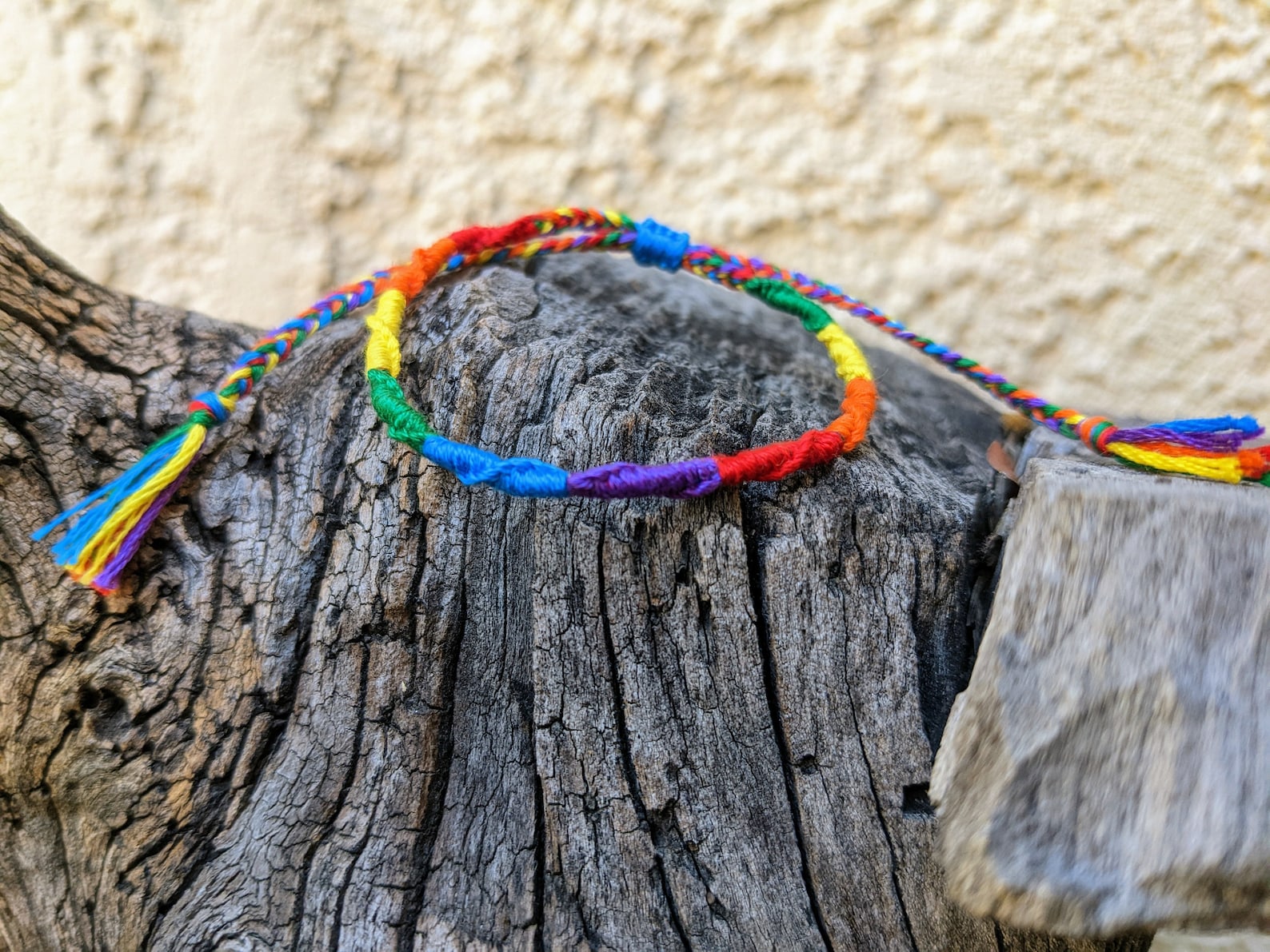 Rainbow Pride Handmade Friendship Bracelet / LGBT Pride / - Etsy