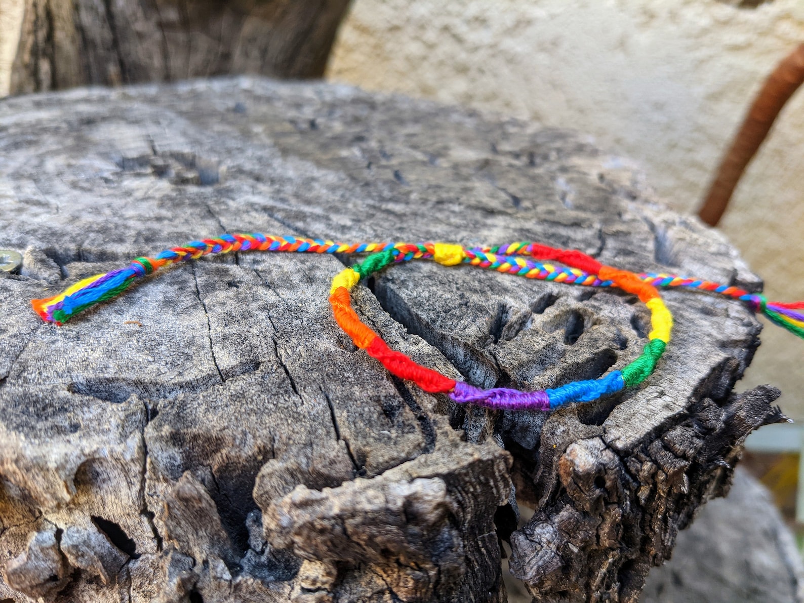 Rainbow Pride Handmade Friendship Bracelet / LGBT Pride / - Etsy
