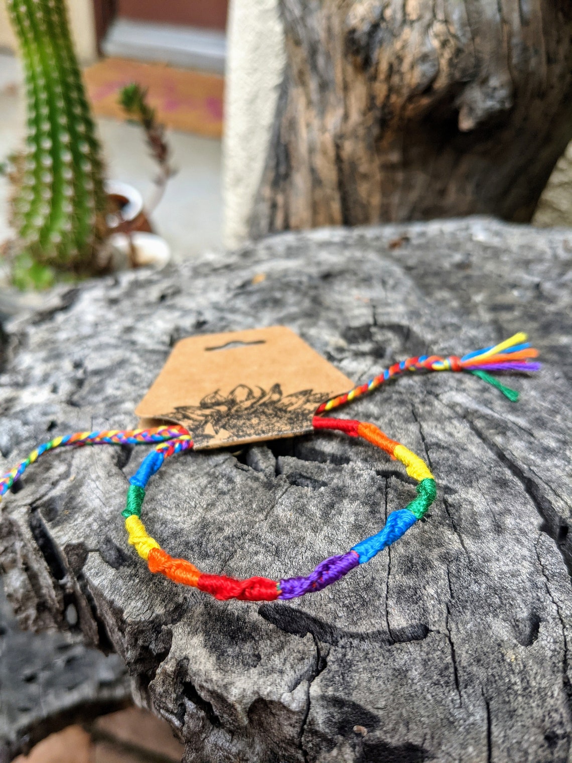 Rainbow Pride Handmade Friendship Bracelet / LGBT Pride - Etsy
