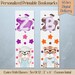 Printable Personalized Bookmarks Kids Printable Bookmark - Etsy